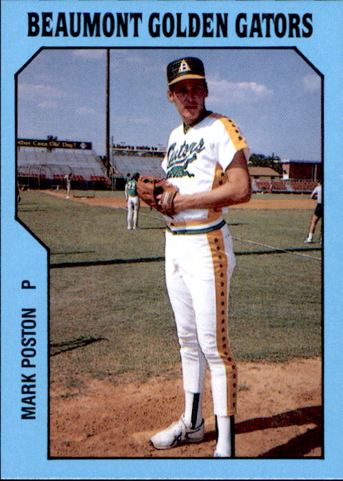 1985 Beaumont Golden Gators TCMA #16 Mark Poston Warner Robins Georgia ...