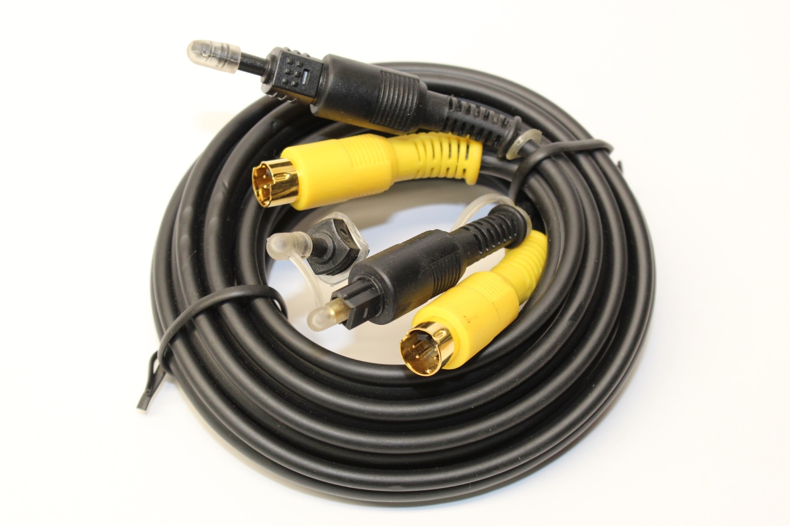 Fiber Optic and S-Video Cable AV Cord for TV DVD Home Theater | eBay