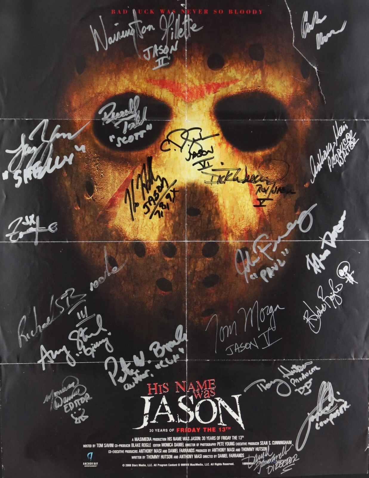 Richard Brooker x20 ~ Signed Autographed Friday The 13th Jason Voorhees ...