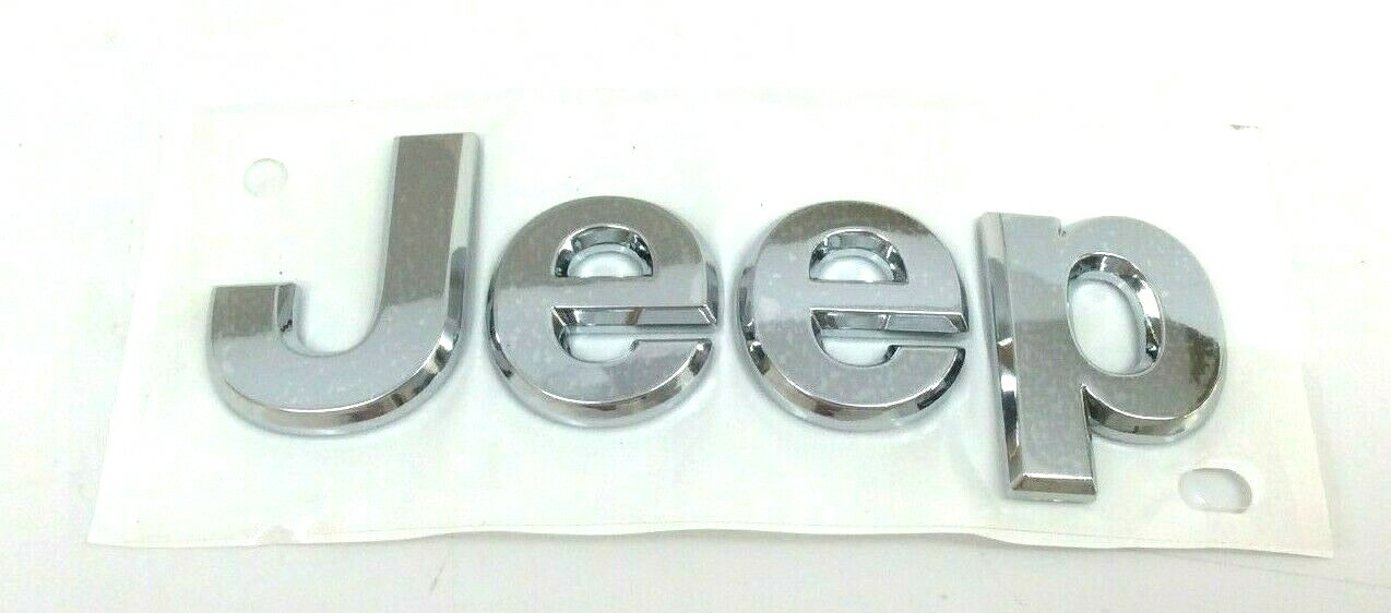 2017 2018 2019 2020 Jeep Compass front hood chrome Nameplate Emblem new ...