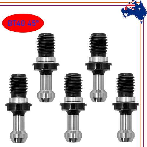 5Pcs M16 BT40 45 Degree Pull Stud Retention Knob CNC Milling Tool Holder AU | eBay