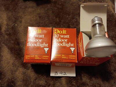 3 DoIt 30W Indoor Flood R20(small) Bulbs | eBay