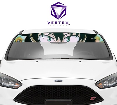 My Hero Academia Anime Sunstrip Windshield Wrap Banner Decal Premium 3M ...