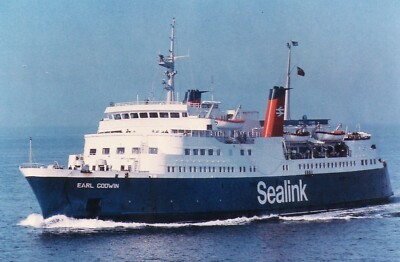 Sealink British Railways EARL GODWIN ex SVEA DROTT 1966 | eBay