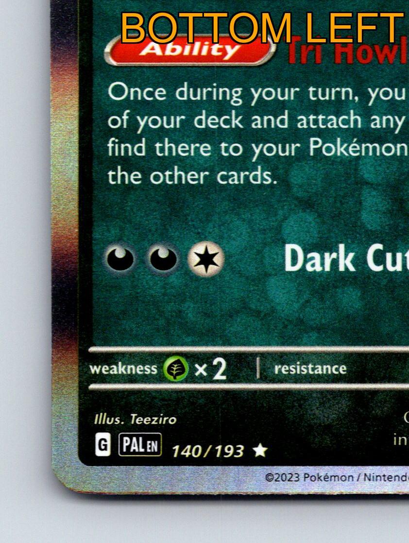 Stage 2 Hydreigon HP 180 Tri Howl Ability Dark Cutter Rarity Dark Blue ...