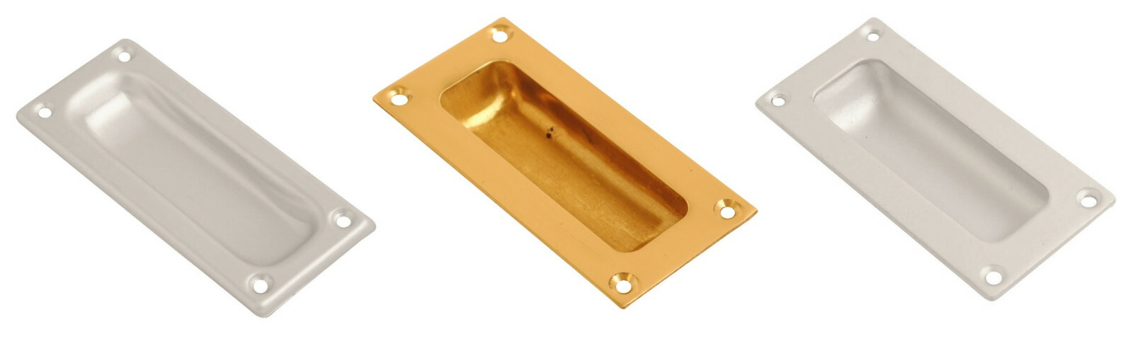 Flush Pull Recessed Inset Finger Pull Sliding Pocket Door Handle Drawer ...