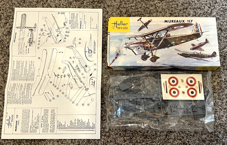 1/72 Scale WWII French Early War Fighter/Recon Aircraft Model Kits 4x ...