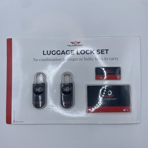 Keyless TSA Approved Luggage Locks with Lifetime Card Keys & No Combo ...