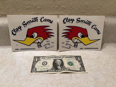 CLAY SMITH CAMS DECALS - MR. HORSEPOWER - CIGAR CHOMPIN' ANGRY ...