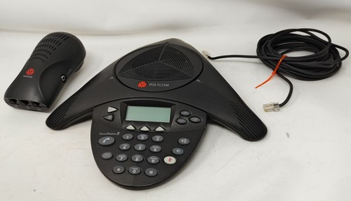 Polycom SoundStation2 2201-16200-601 Expandable Conference Phone - Pre ...