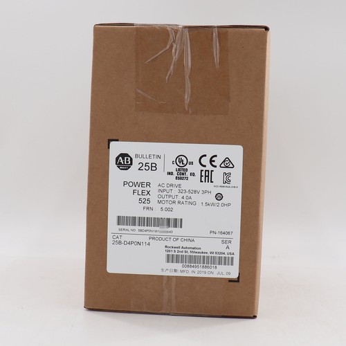 AB 25B-D4P0N114 PowerFlex 525 AC Drive 1.5kW 2HP Factory Sealed Spot ...