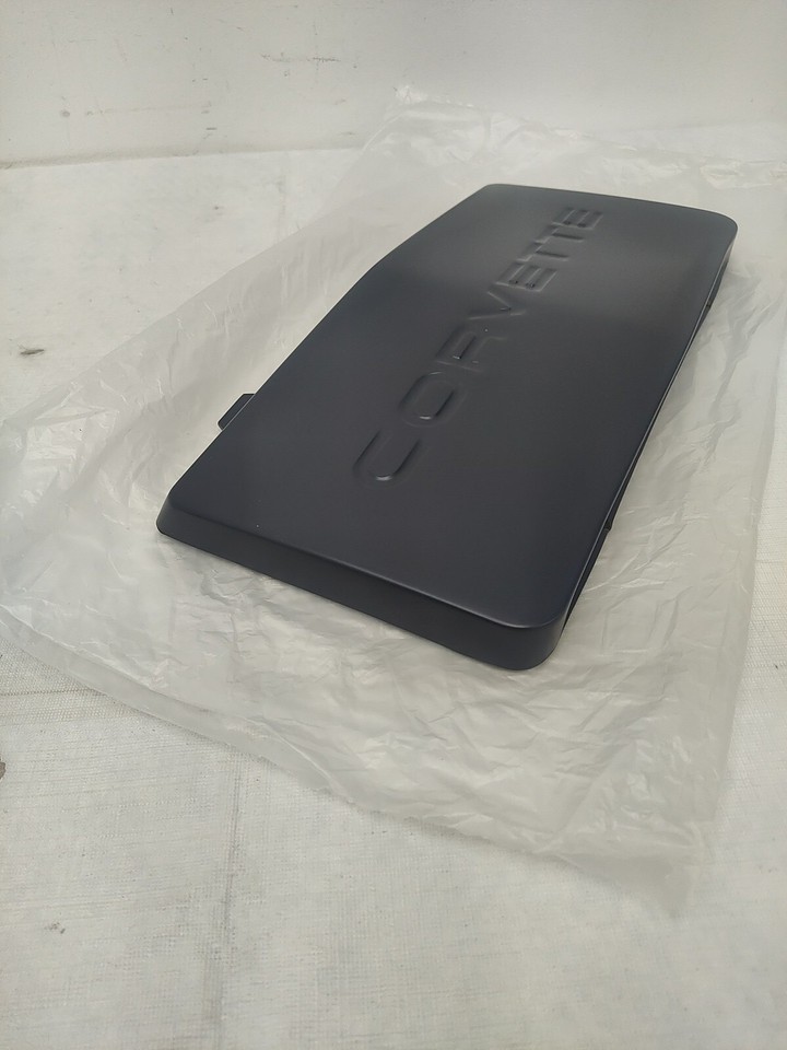 1984-1990 (C4) Corvette Front Bumper License Plate Cover Insert Filler ...