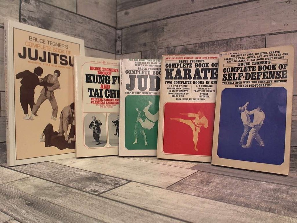 Bruce Tegner Set, 5 Books (Book of Kung Fu and Tai Chi, Karate, Judo ...