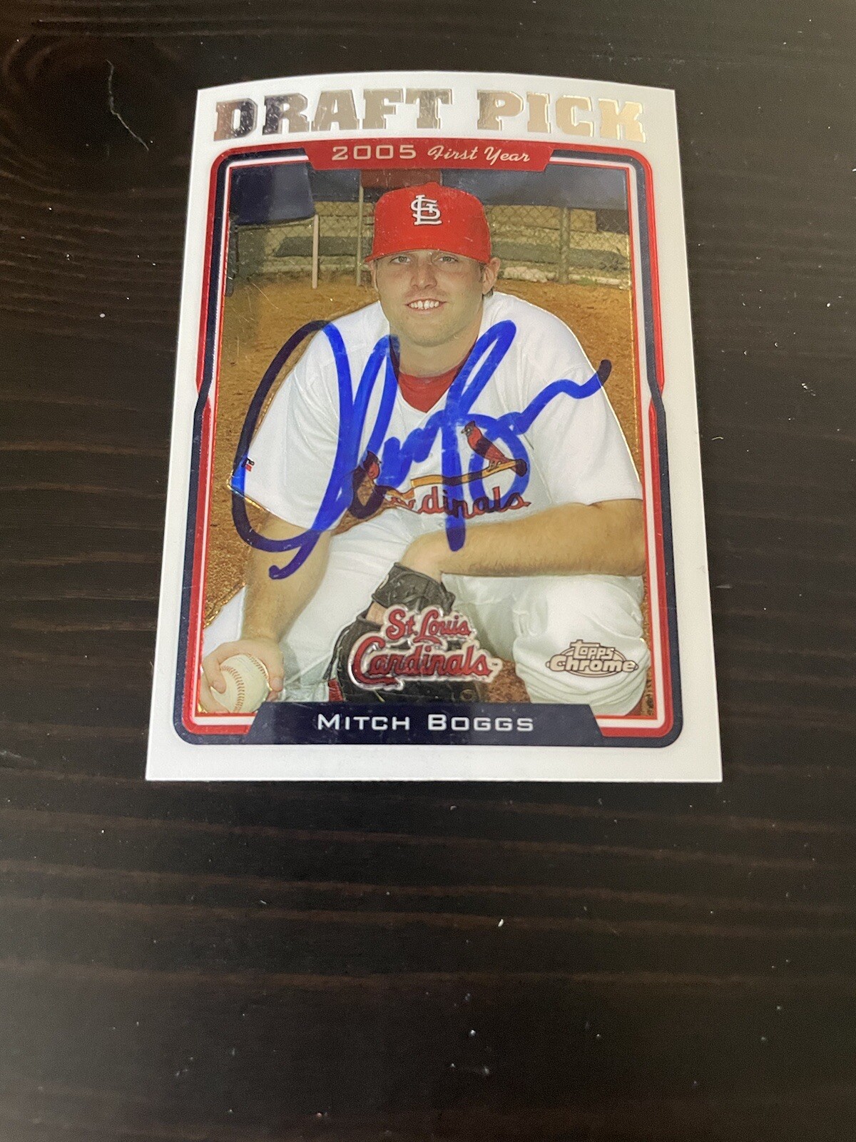 2005 Topps Chrome #UH215 Mitch Boggs St Louis Cardinals Signed Card ...