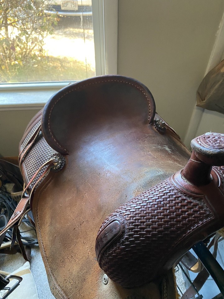 DC Western Ranch Cutter Saddle | eBay