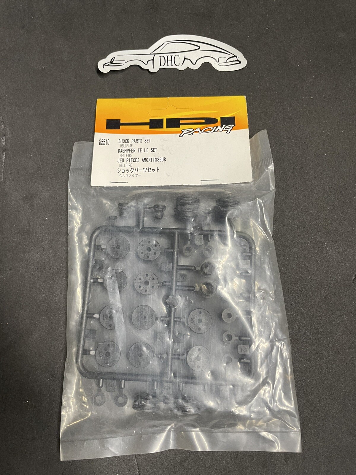 HPI Racing Vintage RC Car Part # 85510 Shock Parts Set for Hellfire | eBay