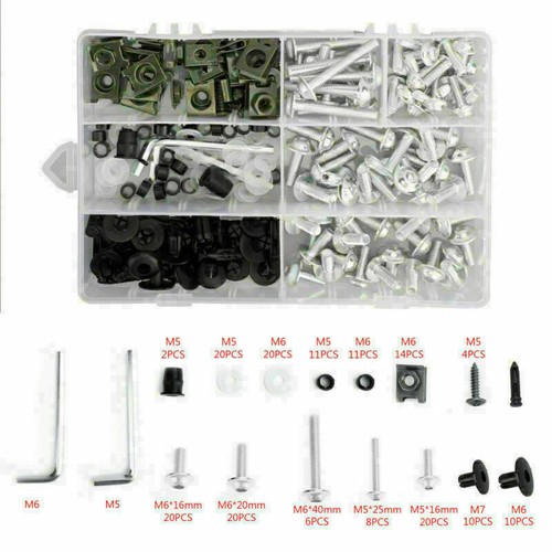 Fairing Bolts Screws Bodywork Kit For Yamaha YZF R6 R1 R3 R25 FZ07 FZ09 ...
