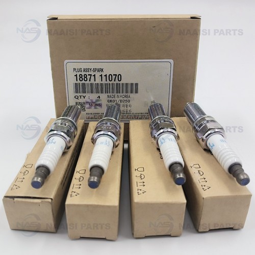 OEM NEW 4X Spark Plugs for 2020-2023 Hyundai Kia 1.6L 2.0L 2.5L 18871 ...