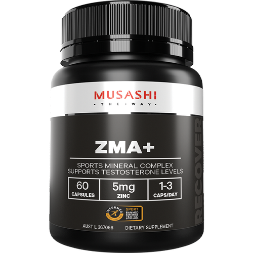 New Musashi ZMA+ 60 Capsules Sports Mineral Complex | eBay Australia