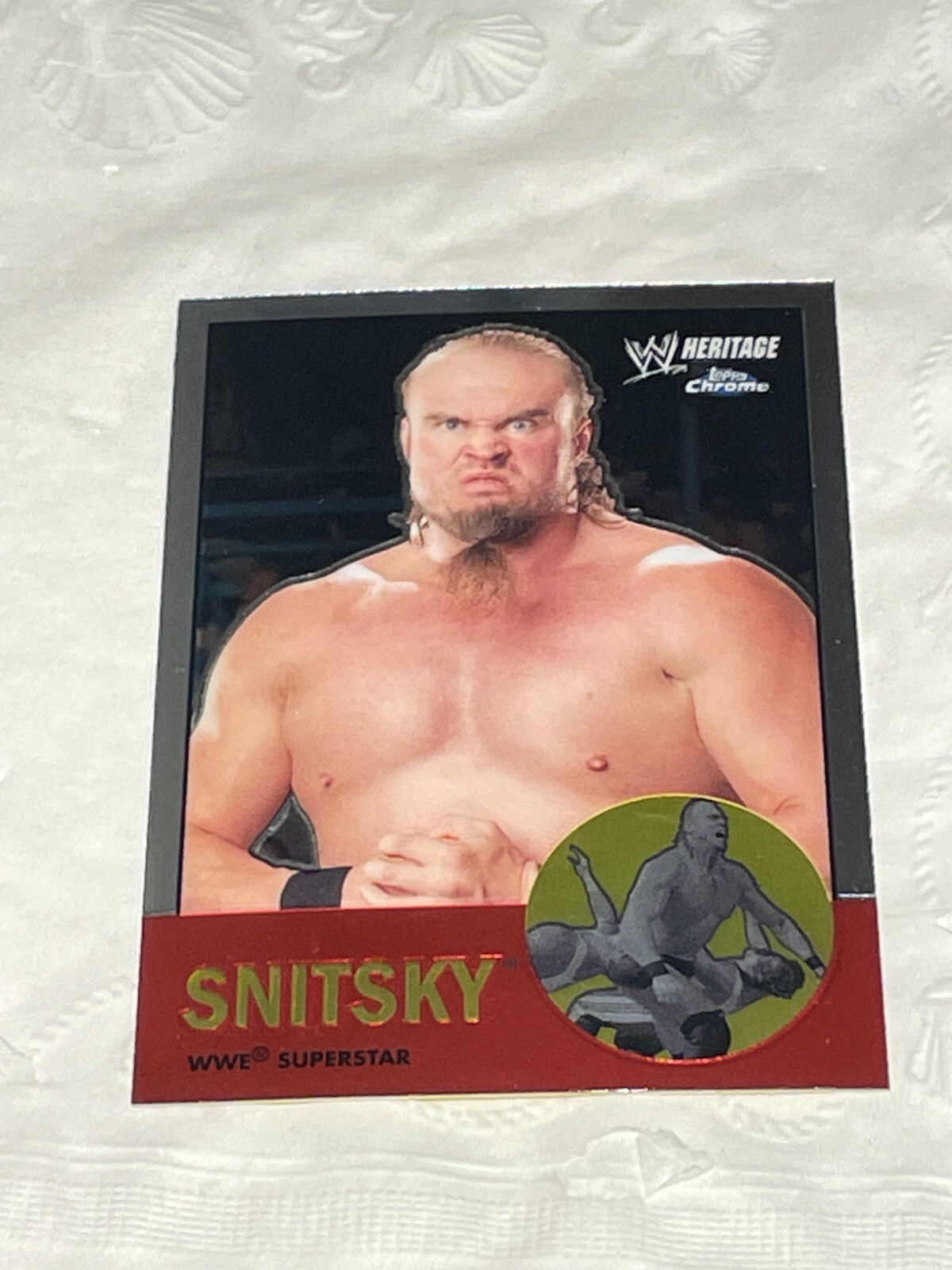2007 WWE Topps Heritage Chrome Snitsky #52 Wrestling Card WWF WCW AEW ...