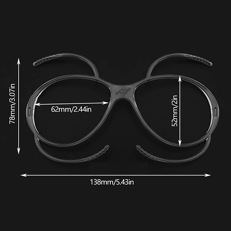 Frame Snowboard,Goggle Ski Glasses Insert Optical Adaptor Flexible ...
