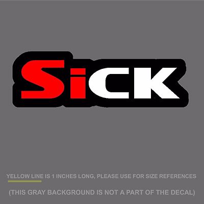Sick Sticker Decal Joke Parody JDM lowered 7" DigiPrint (SickFC) | eBay