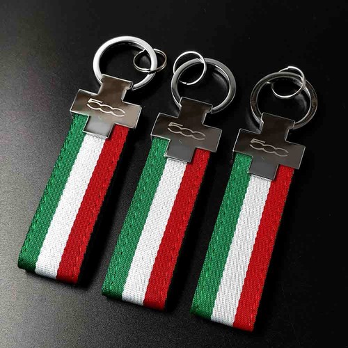 Italy Key Strap 500 Keychain Leather Car Keyring Key Fob Pendant ...