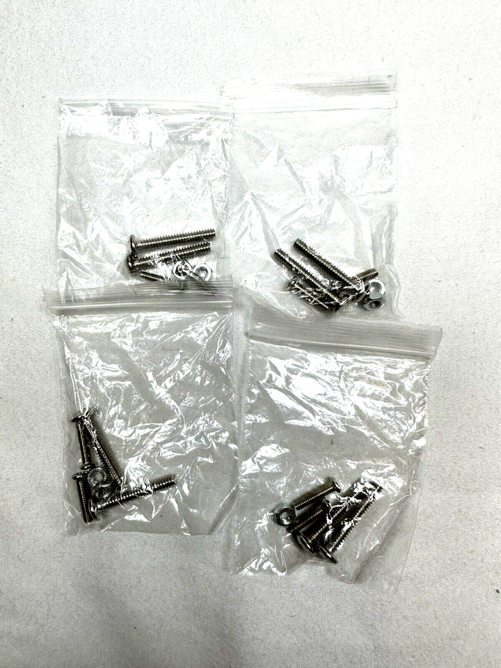 (4) Four Single Gang Blank Wall Plates for XLR & Mono 1/4" Jack BLACK ...