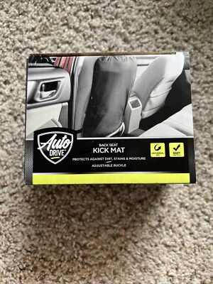 Kick Mat Car Back Seat Protector Waterproof Fits Most Cars Auto Drive ...