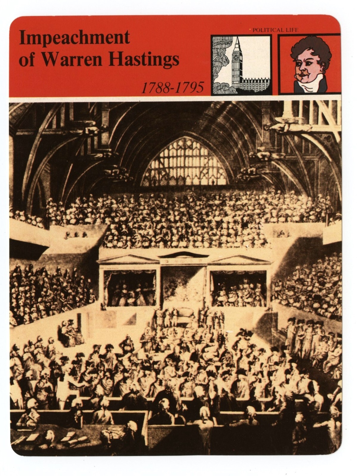 Impeachment Warren Hastings - Political Life Edito Service British ...