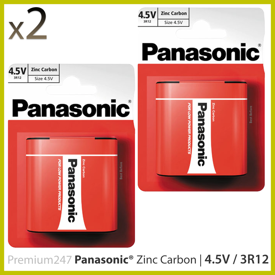 Panasonic 3LR12 MN1203 4.5V Battery 1289 LANTERN Battery 3R12 LONGEST ...