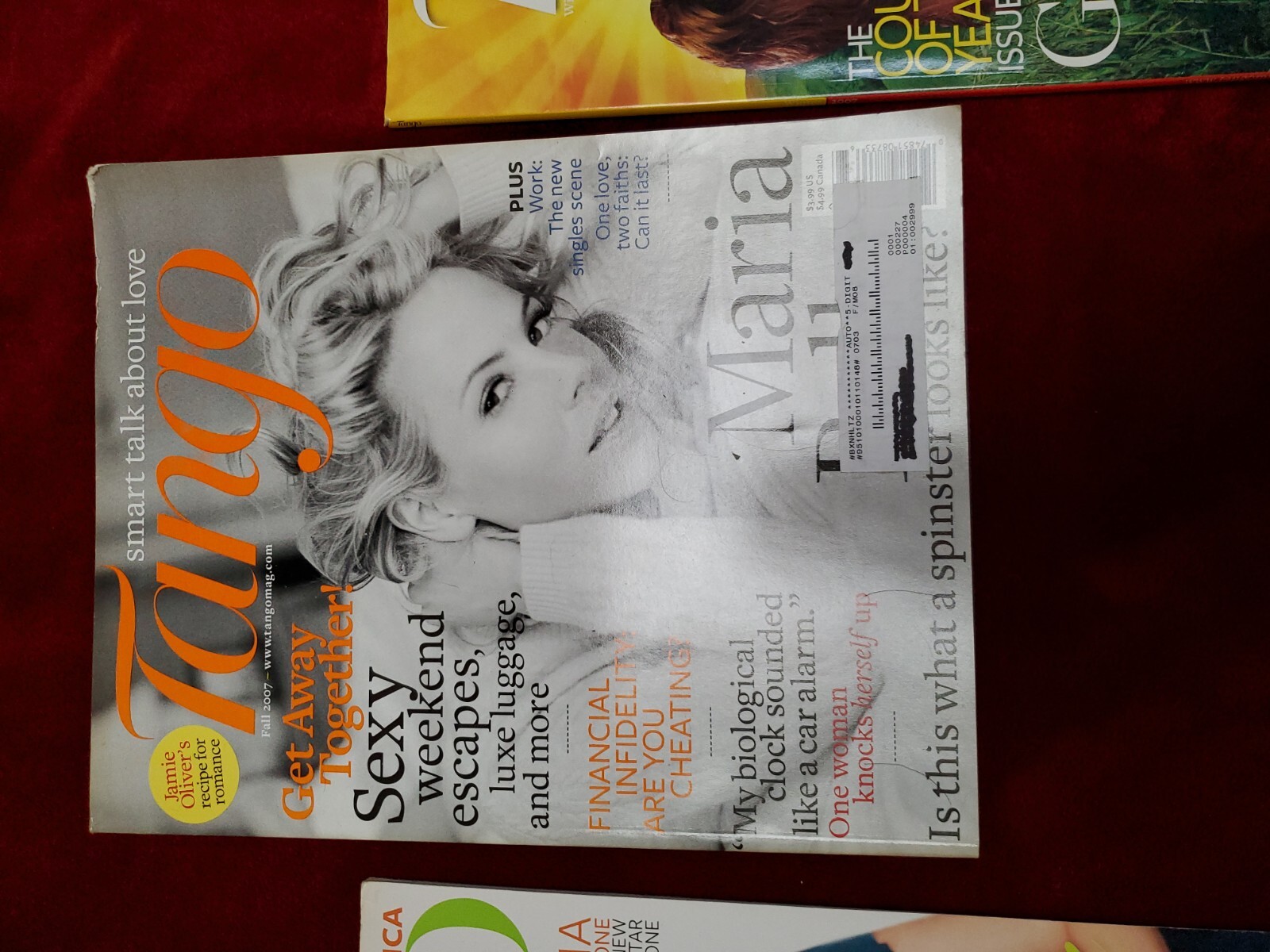 Tango Magazine 3 Issue Lot Summer Winter Fall 2007 - AL GORE,ALICIA ...