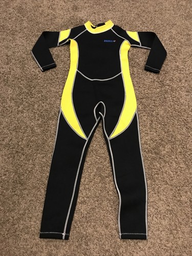 Youth Size 10 HISEA Scuba Donkey Wetsuit Black/Yellow B2 | eBay