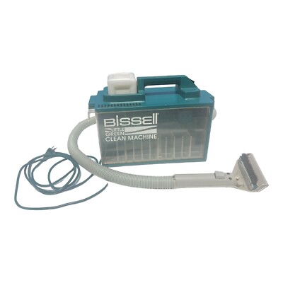 BISSELL LITTLE GREEN CLEAN MACHINE 1653-2 PORTABLE CARPET CLEANER ...