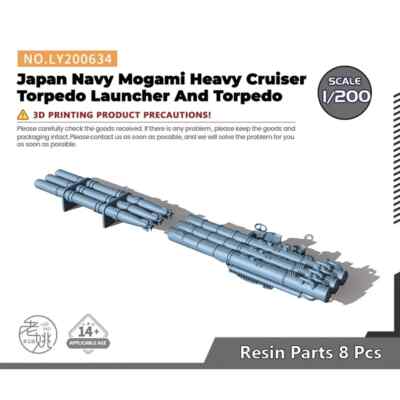 LY200634 Japan Navy Mogami Heavy Cruiser Torpedo Launcher And Torpedo ...