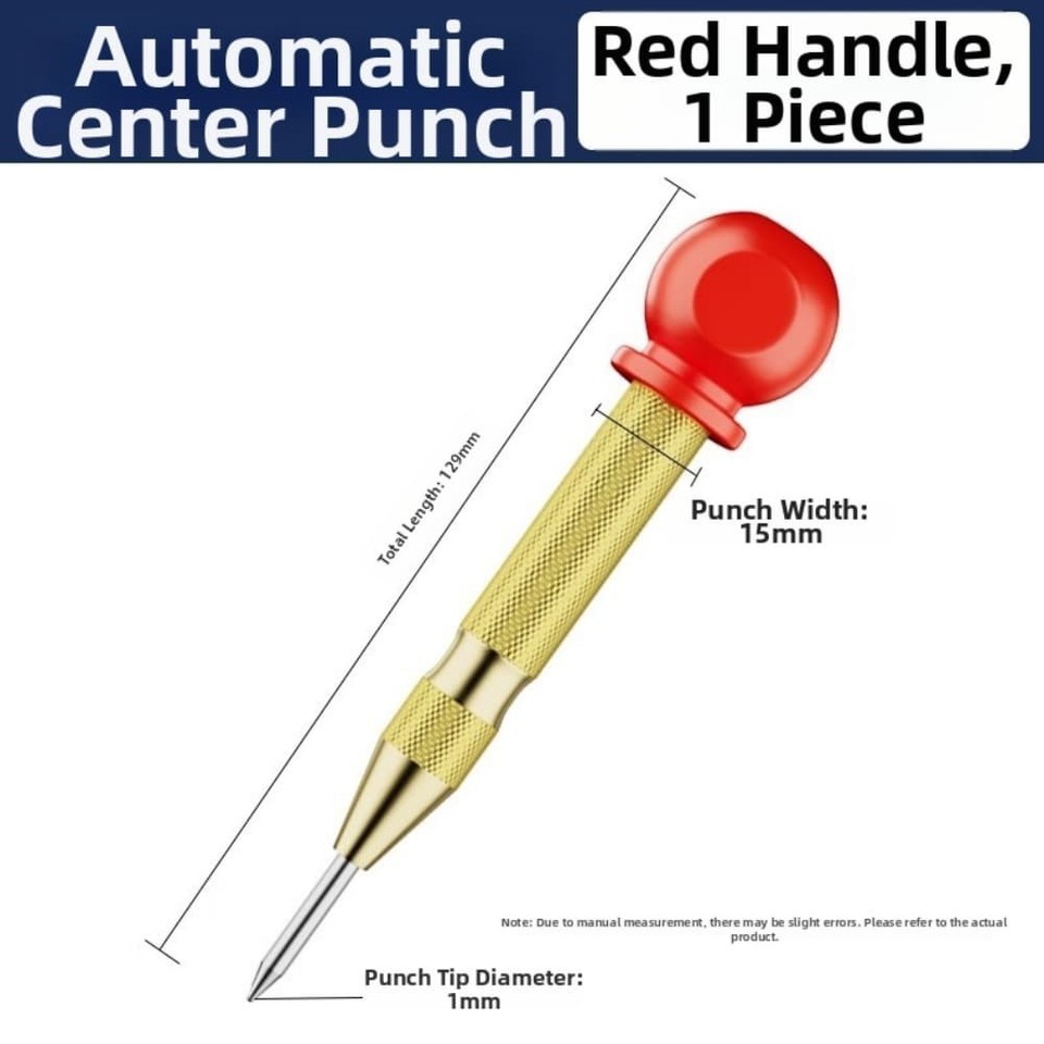 One Hand Automatic Center Punch with Adjustable Force for Metal and ...