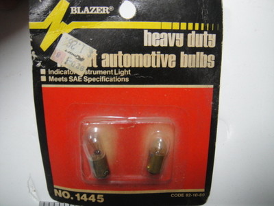 1445 and 1892 Bulbs - TWO - Dash Light or Gauge Bulbs for older cars ...