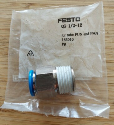 one new Festo QS-1/2-12 Fitting 153010 | eBay