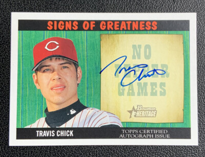 2005 Bowman Heritage #SG-TC Travis Chick RC Rookie AUTO | eBay