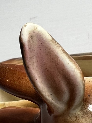 1950’s AACP Kalmar Australian Pottery Trough Ceramic Rabbit On Log Vase ...