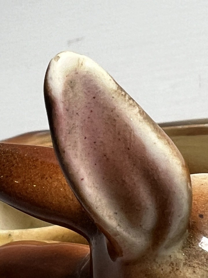 1950’s AACP Kalmar Australian Pottery Trough Ceramic Rabbit On Log Vase ...