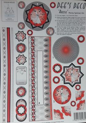 A4 Paper Tole Dee's Deco Razzle Penny Spinner Kit Card Making NEW ...