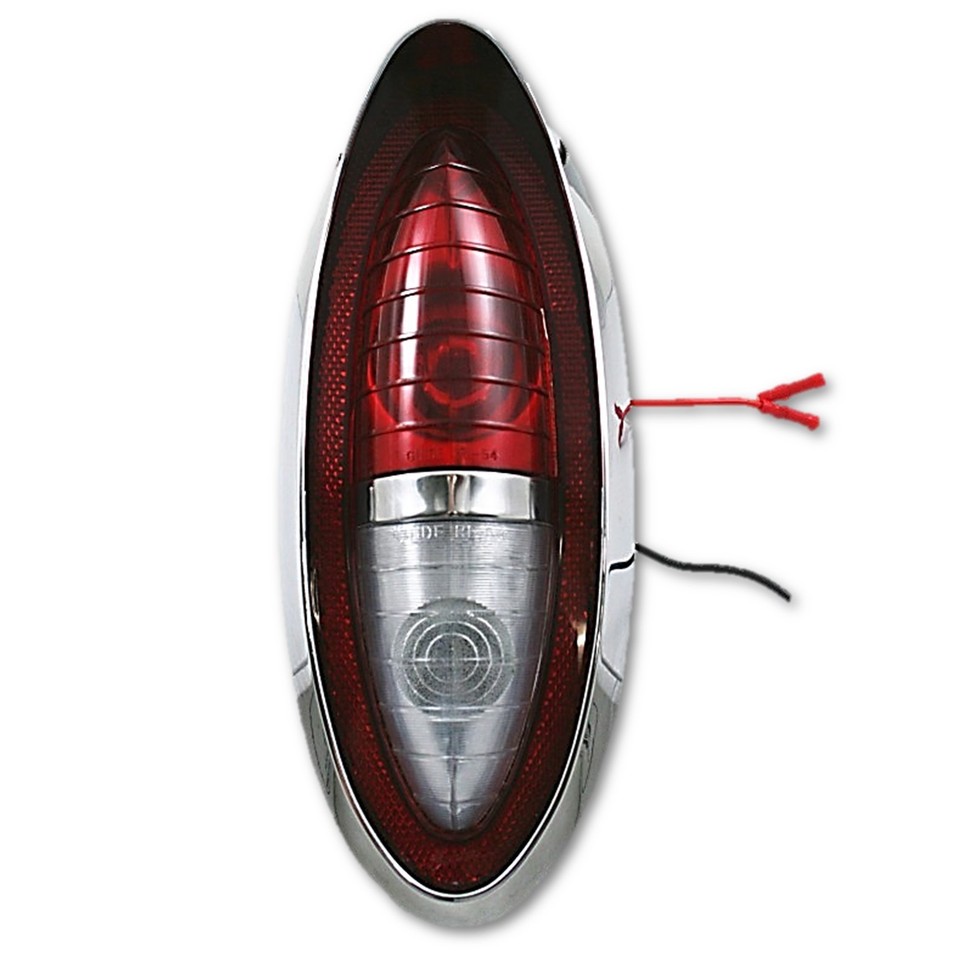 1954 Chevy Passenger Car Stock Clear Red Tail Back Up Light Lens ...