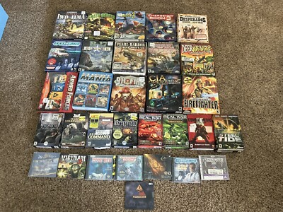 Big Box PC Game Lot (31!)New and Sealed STORAGE LOCKER TREASURE HOARD ...