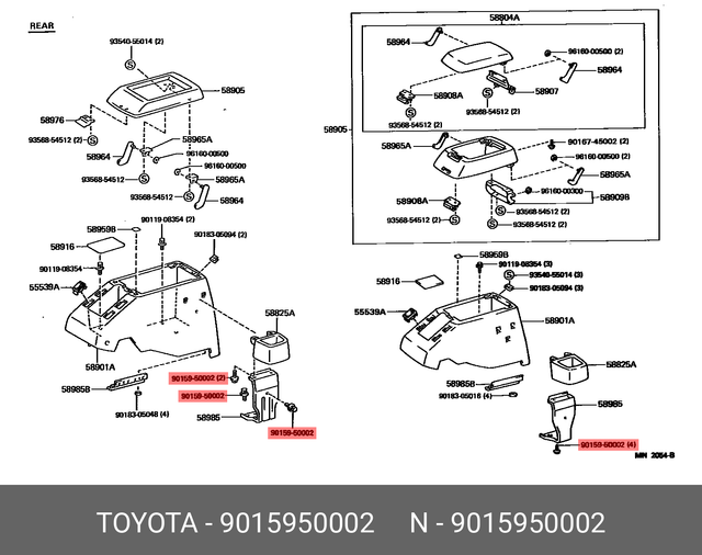 TOYOTA 9015950002 online kaufen | eBay