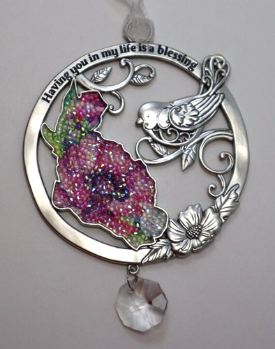 Y1 Having you in my life is a blessing Bird BLOOM FROM WITHIN ORNAMENT ...