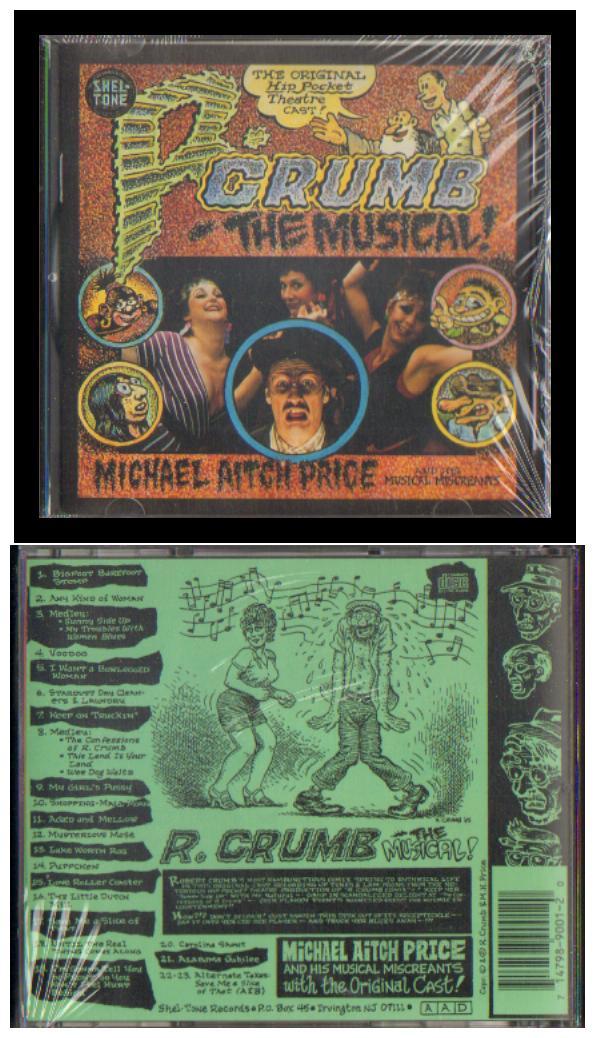 R. CRUMB: THE MUSICAL Compact Disc (STCD-9001) | eBay