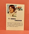 VINTAGE 1985 EDDIE CHEEVER Rookie Pocket Calendar Card- USA FORMULA 1 ...