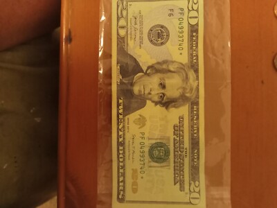 20 dollar bill star note series 2017a SN--PF04993740* | eBay