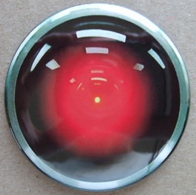 HAL 9000 EYE ROUND FRIDGE MAGNET - 2001 CLASSIC COOL! | eBay UK